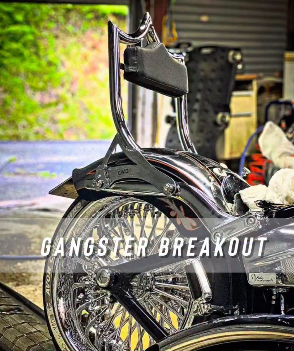 El Rey Backrest | Wide (Fat Boy & Breakout) – CMC Motorsports