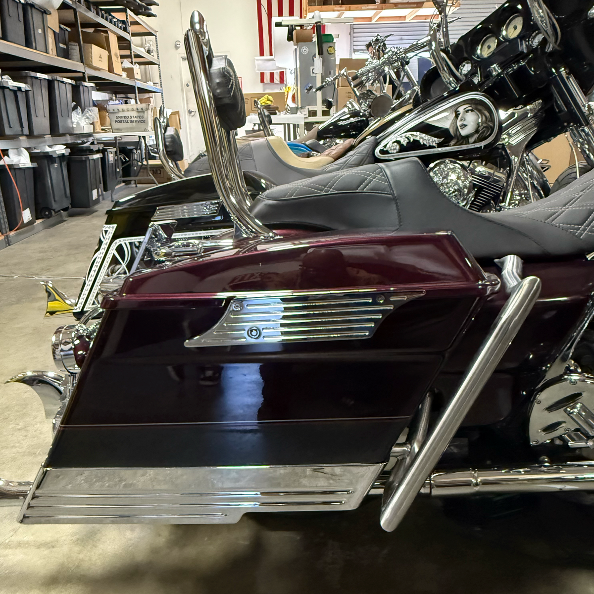ELEV8 Saddlebag Guards | 1997-2013 Touring Gloss Black – CMC Motorsports