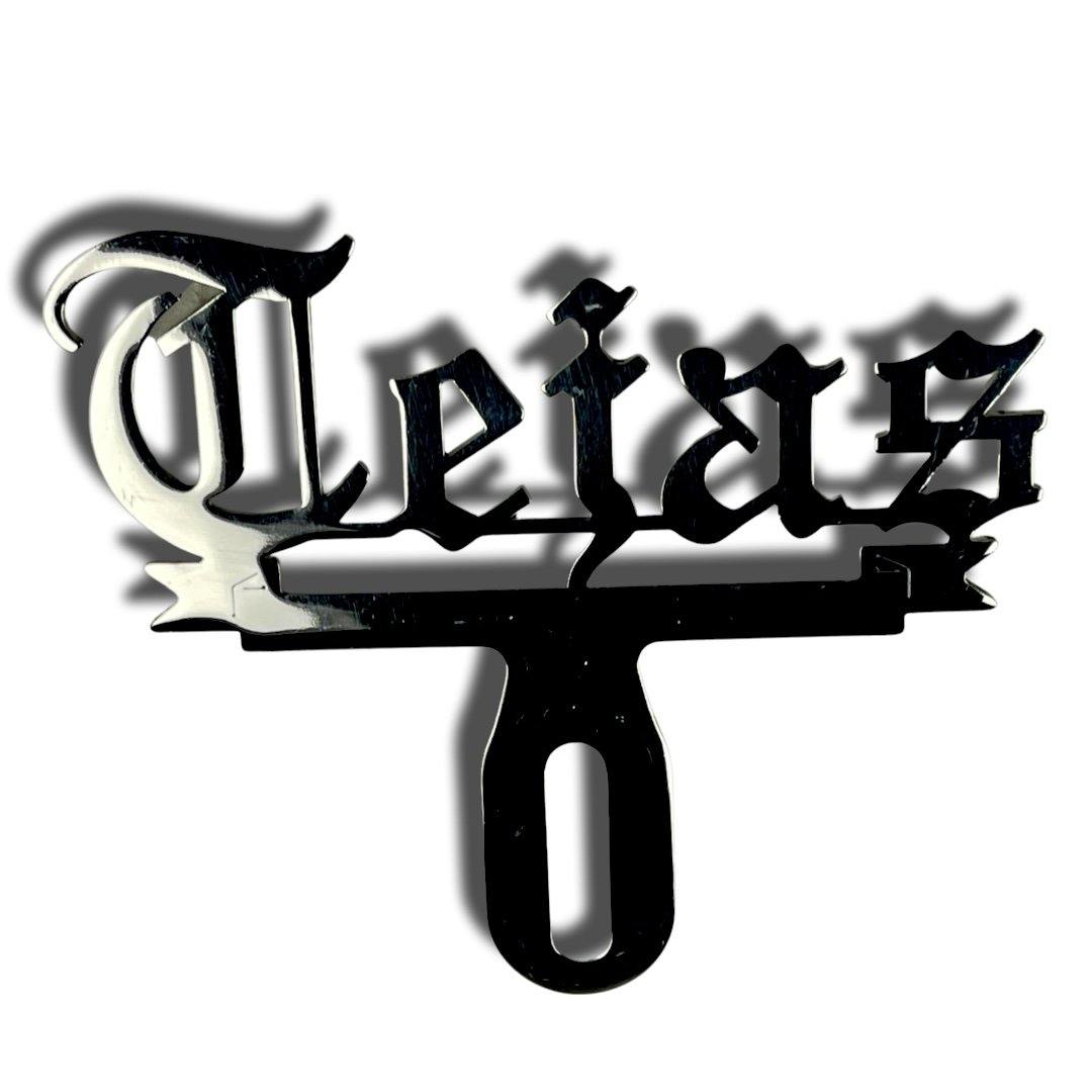 TEJAS (TEXAS) LICENSE PLATE TOPPER – CMC Motorsports